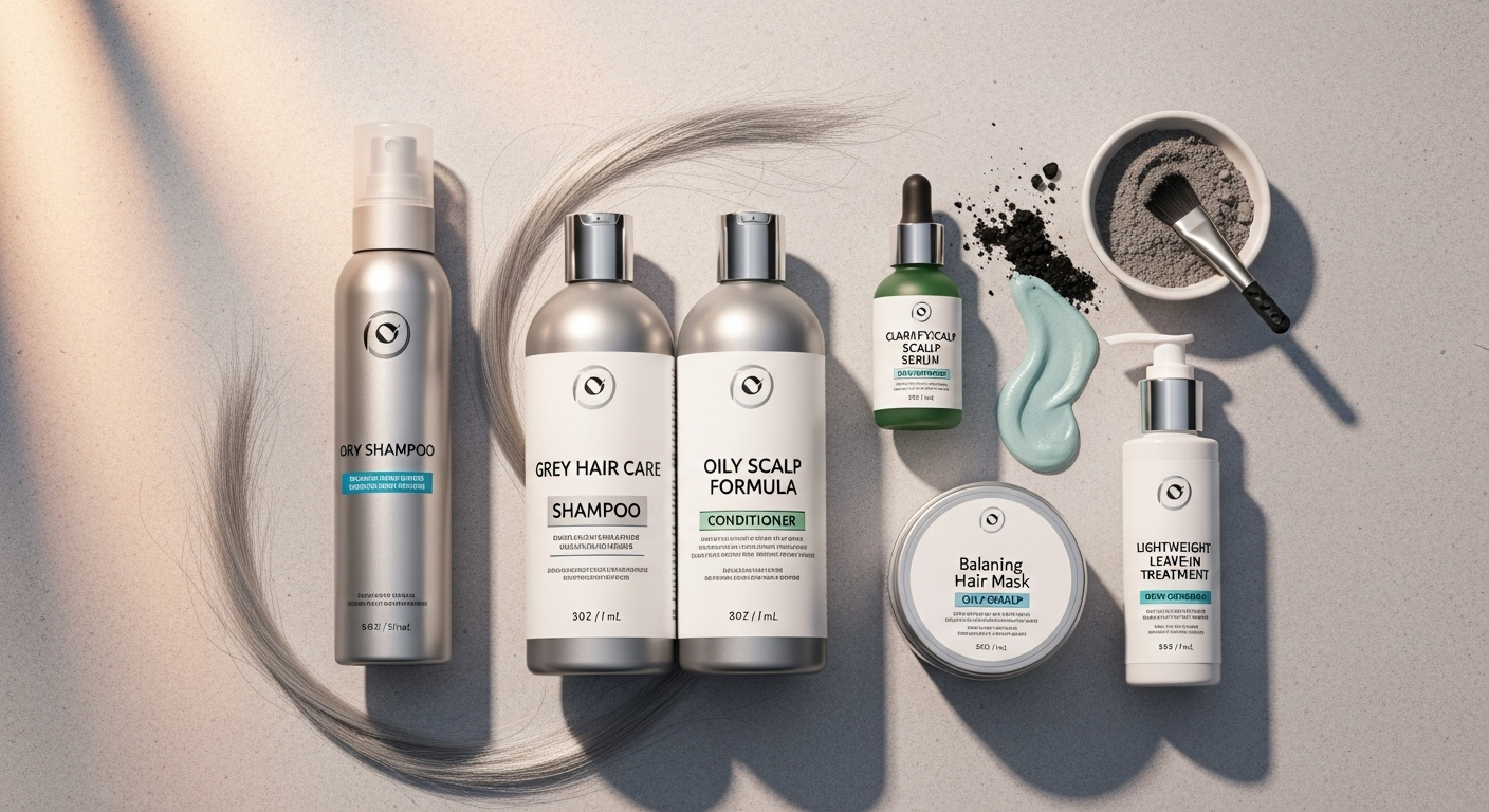 Essential Grey Hair Products And Oily Scalp Care 2025 - Wellness Future